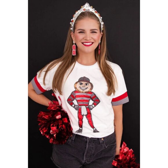 Brianna Cannon | Tops | Nwt Ohio State Buckeyes Brianna Cannon Sparkle ...